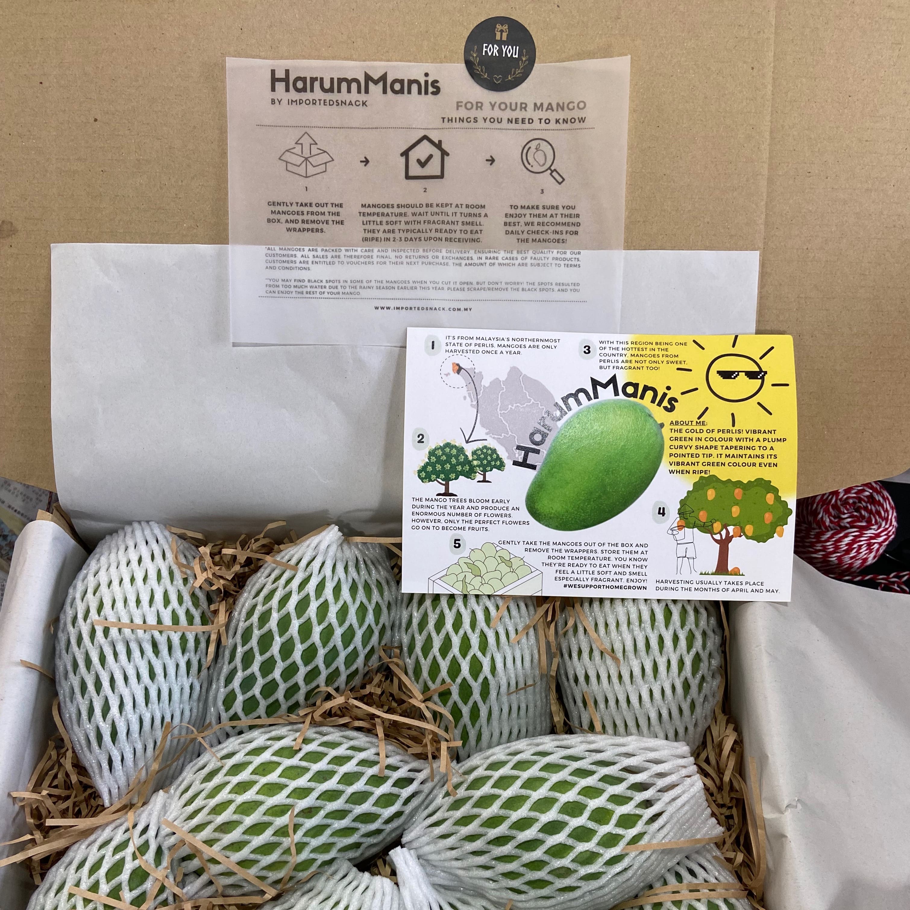 HarumManis Mangoes (Seasonal Fruits from Perlis) – ImportedSnack